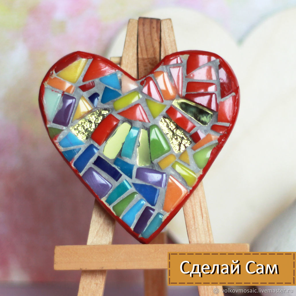 Набор для творчества мозаика Послушай мое сердце – купить на Ярмарке ...