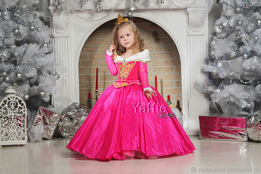 Платье принцессы Авроры. Розовый костюм принцессы в интернет-магазине ...