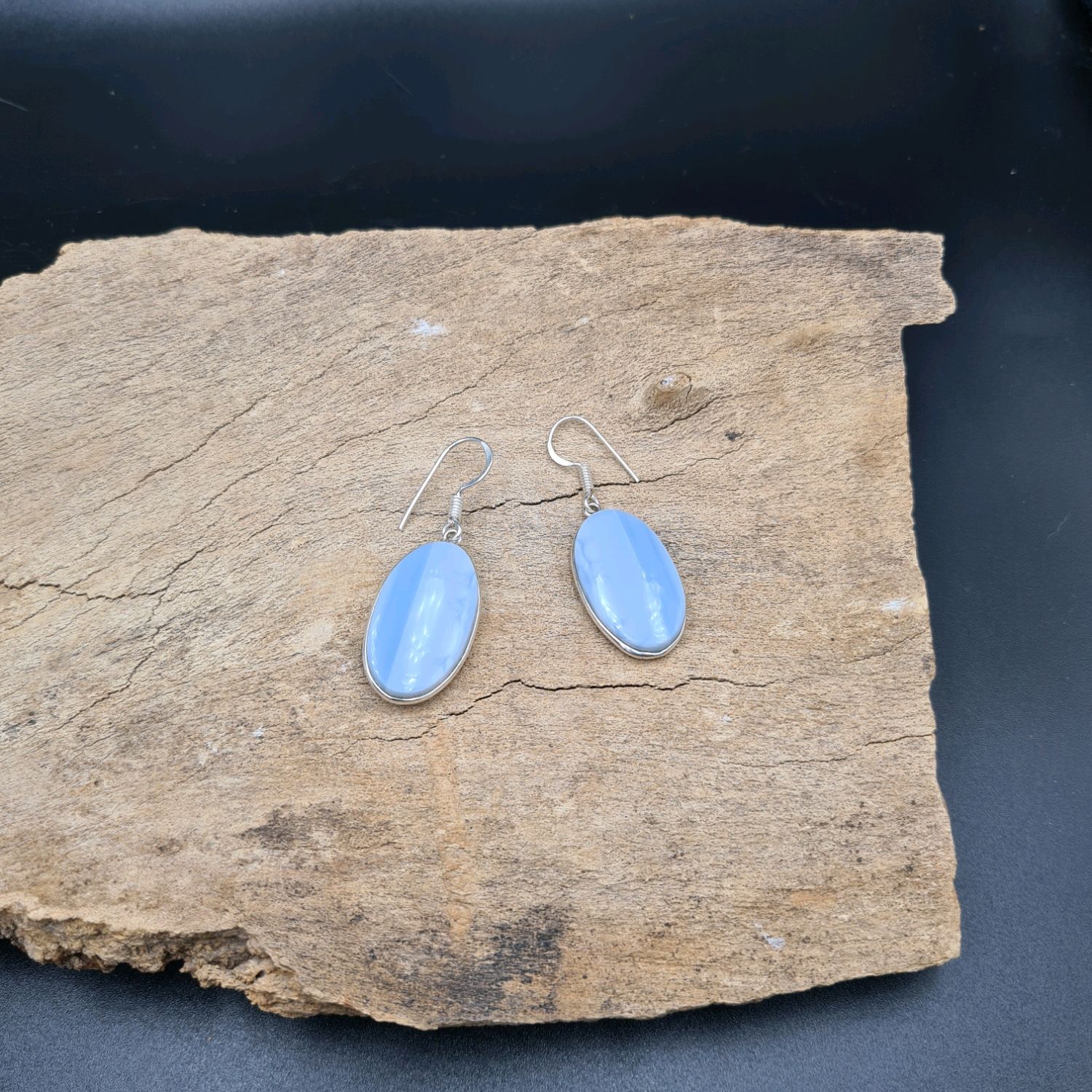 Голубой опал. Серьги с голубым опалом в интернет-магазине Ярмарка ...