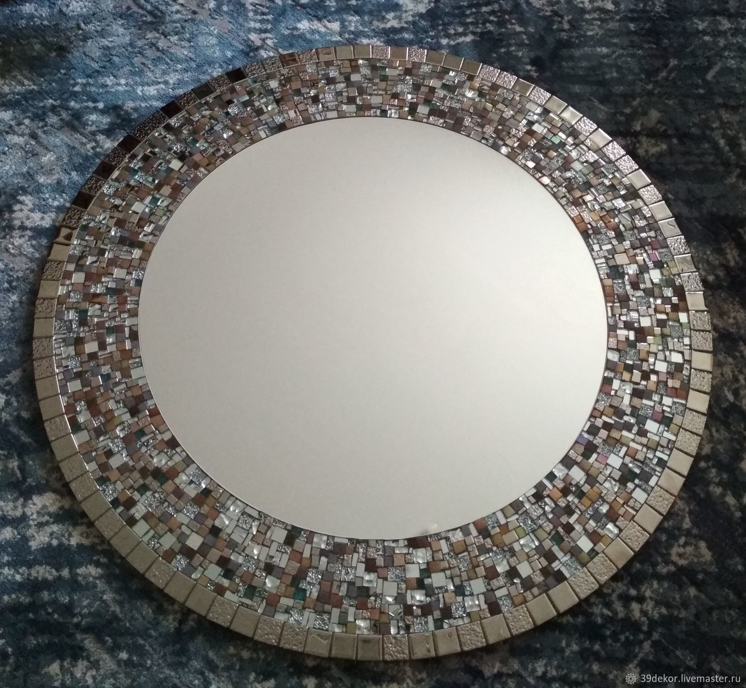 Круглое зеркало, мозаика купить в интернет-магазине Ярмарка Мастеров по ...