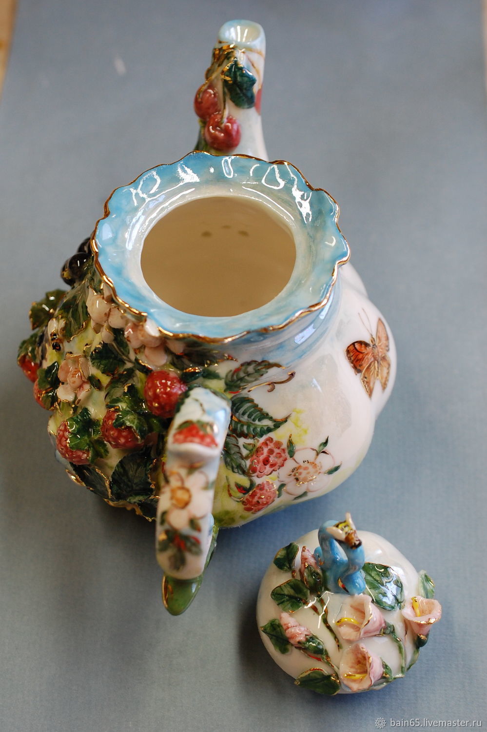 "Sweet summer" tea pot – shop online on Livemaster with shipping