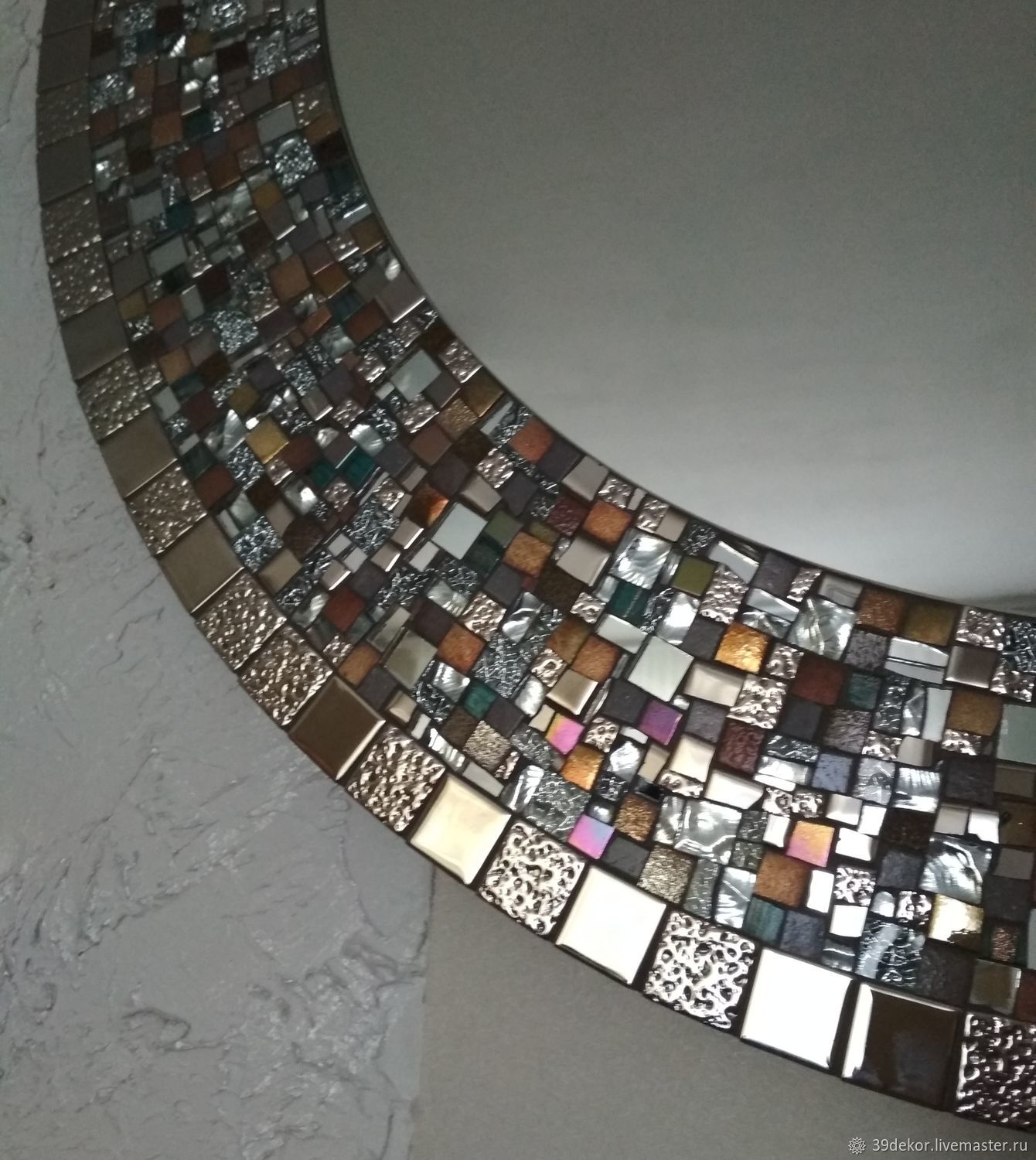 Круглое зеркало, мозаика купить в интернет-магазине Ярмарка Мастеров по ...