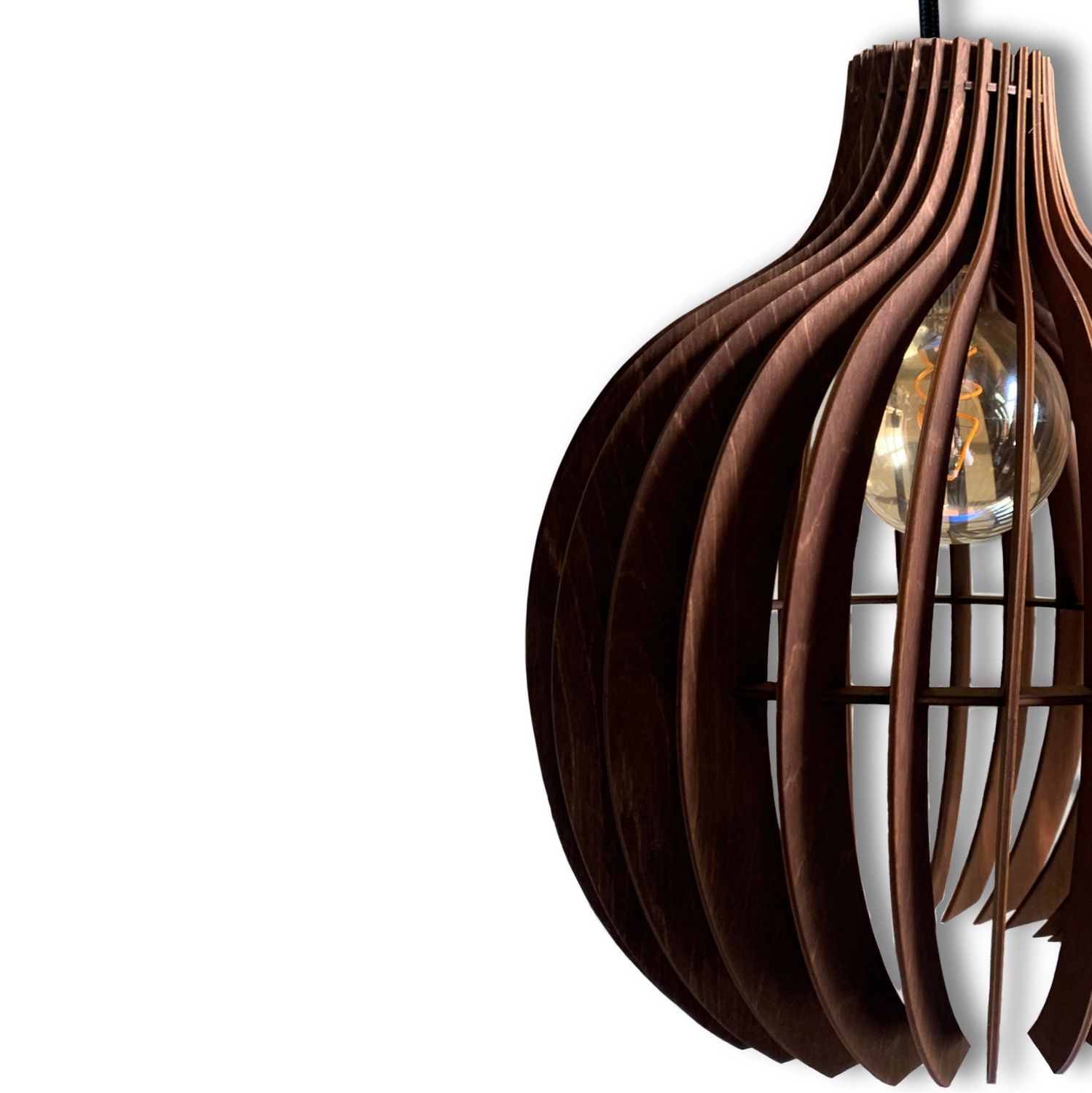 Подвесной параметрический светильник из дерева в интернет-магазине ...