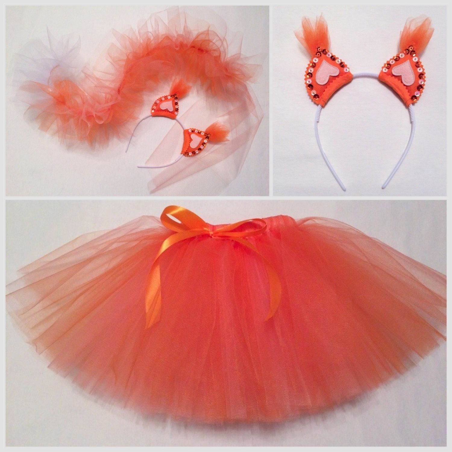 Карнавальный костюм «Белочка» из фатина и фетра в интернет-магазине на ...