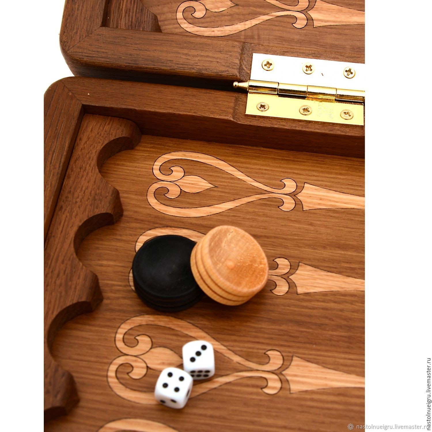 Нарды «Классические 50» морёный дуб – купить онлайн на Ярмарке Мастеров ...