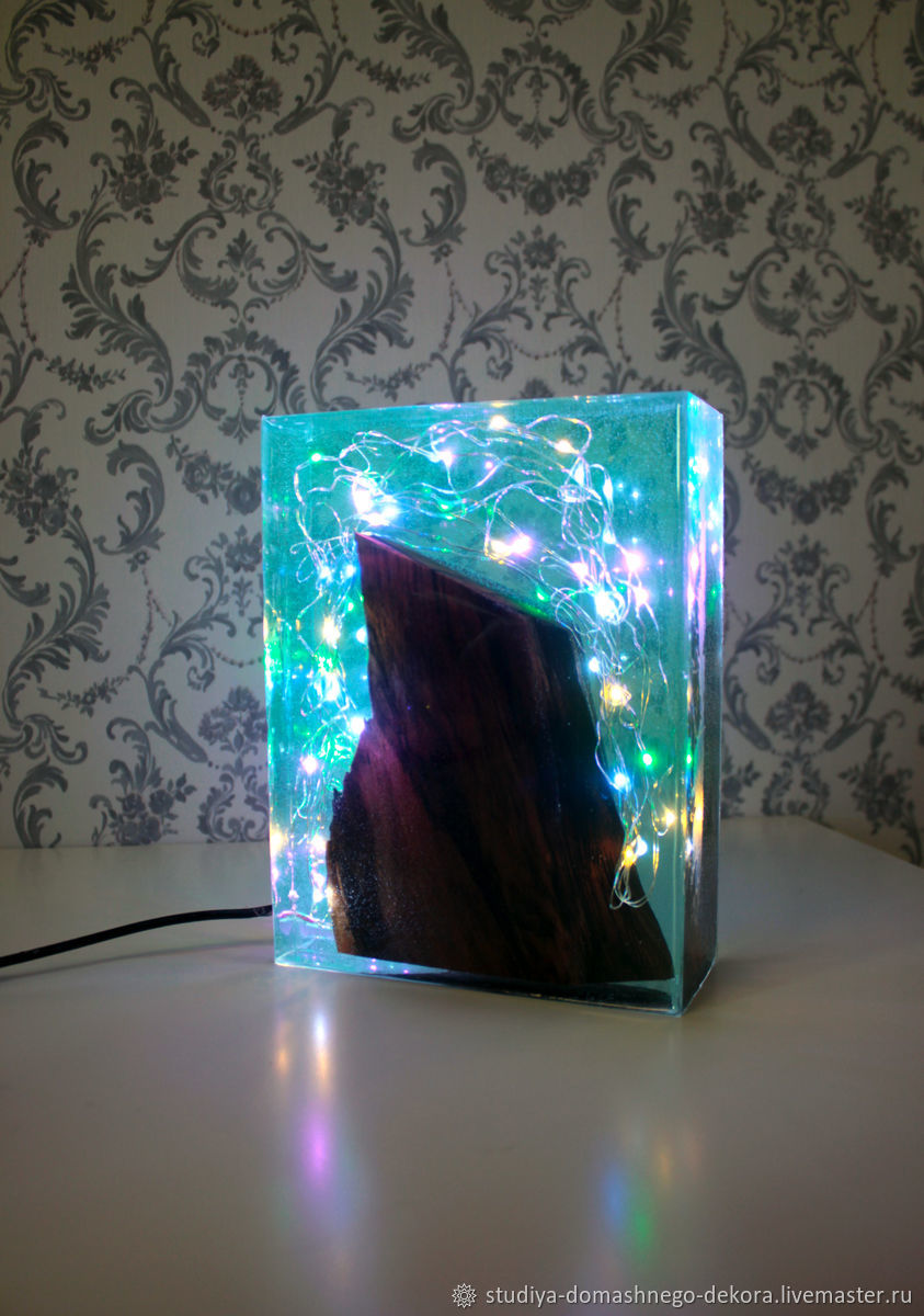 Настольные лампы: Светильник из эпоксидной смолы в интернет-магазине на ...