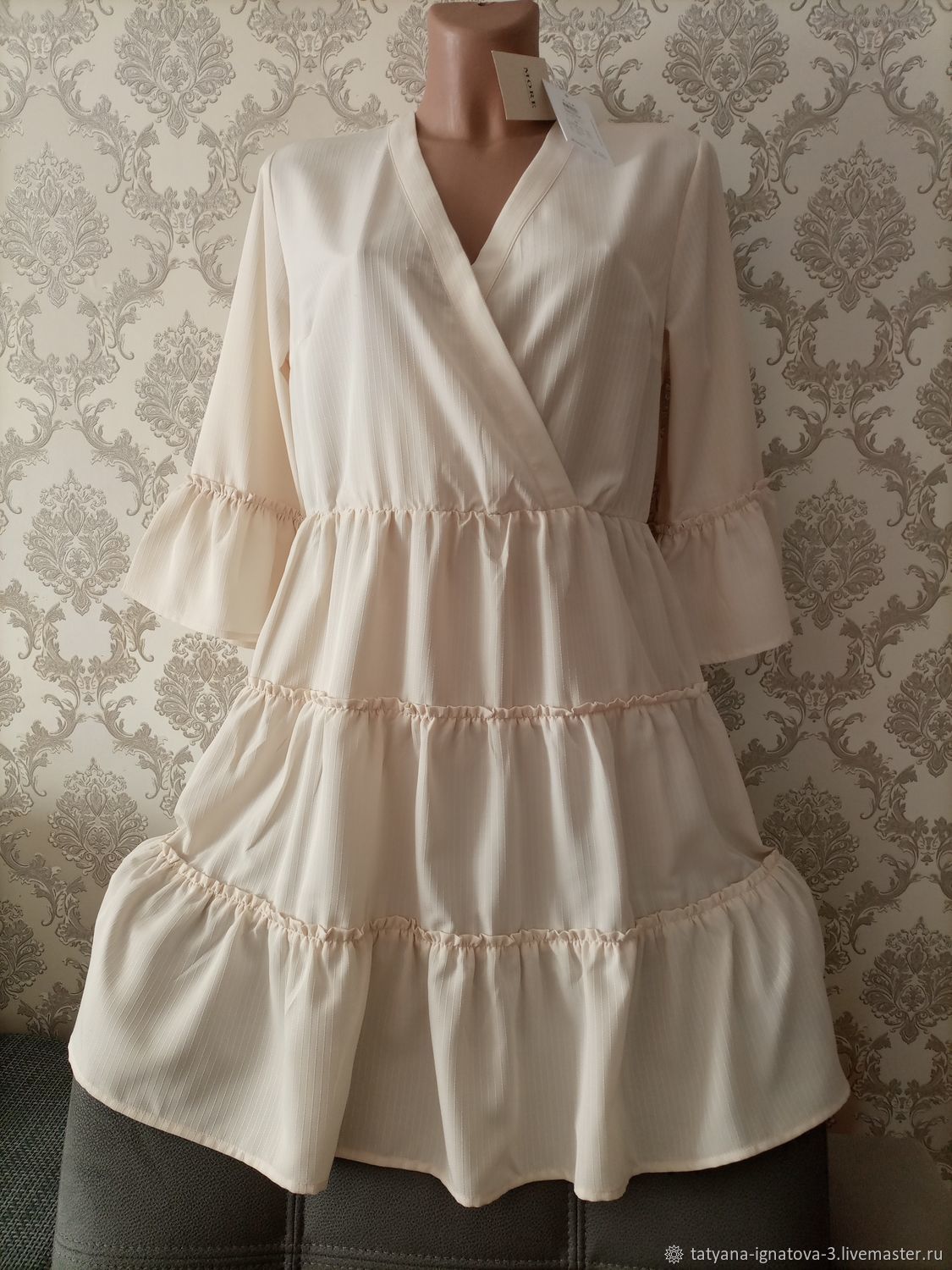 Винтаж: Дания. VELA. Роскошное платье Бохо купить в интернет-магазине ...