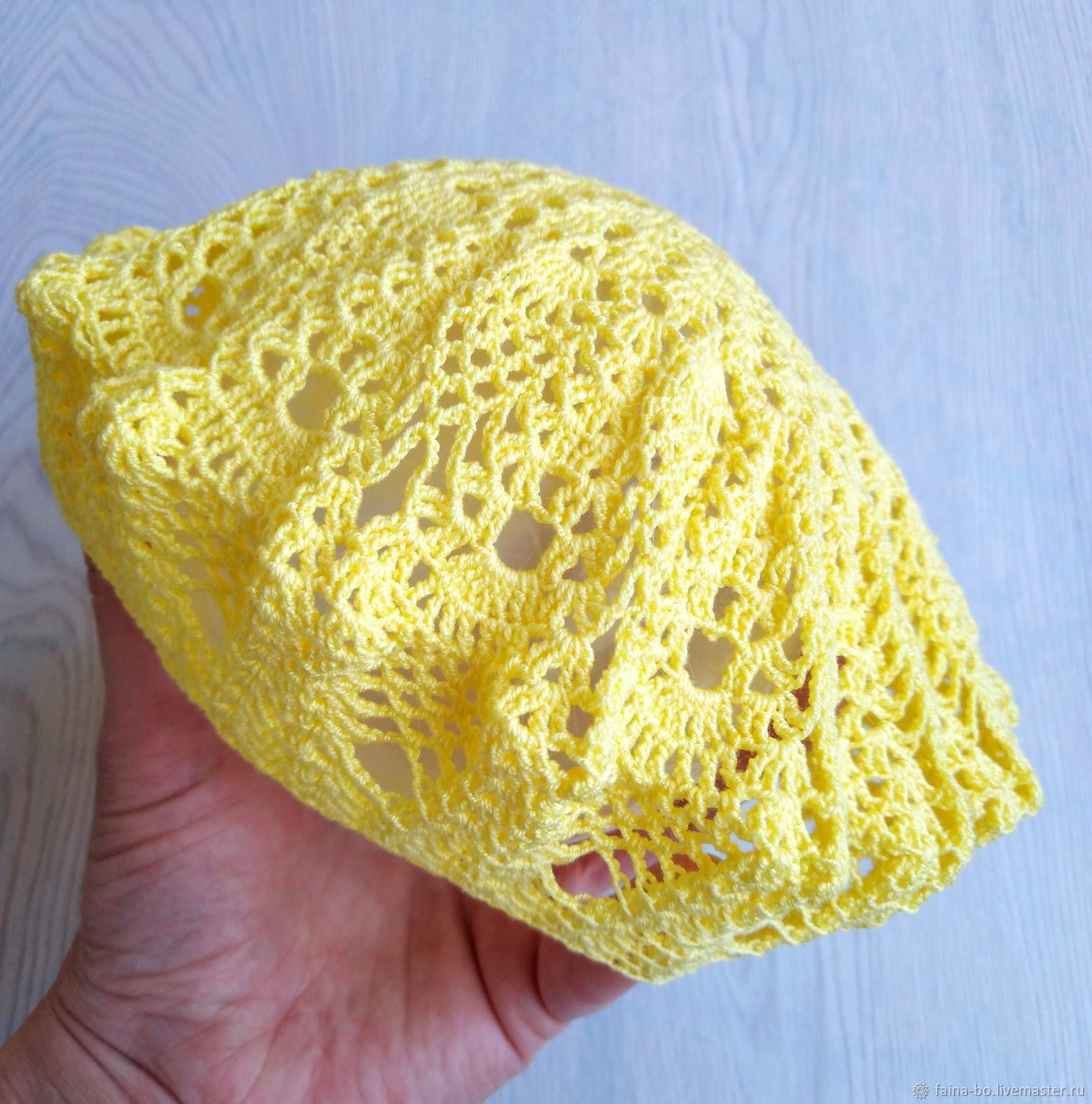 Летний, ажурный берет для девочки 1-2 года. в интернет-магазине на ...