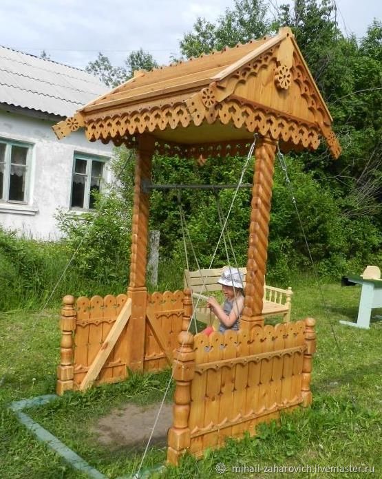 Качели садовые: Качели в интернет-магазине на Ярмарке Мастеров | Качели ...