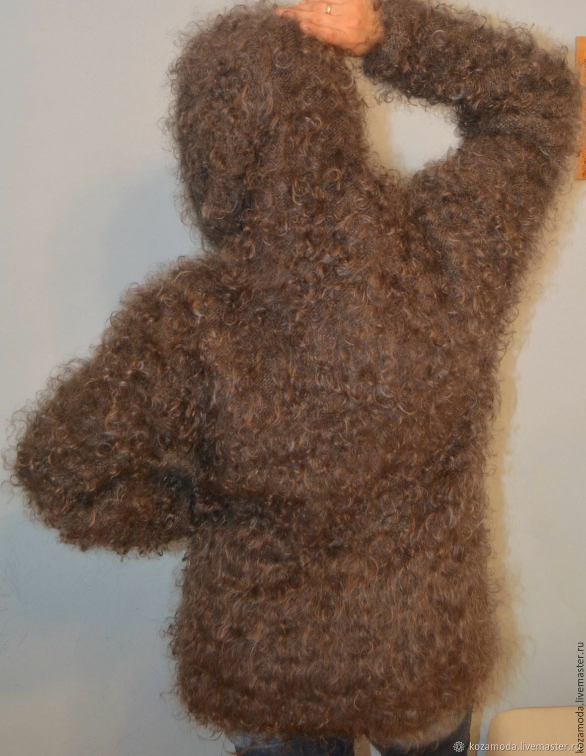 СВИТЕР ВЯЗАНЫЙ ПУХОВЫЙ ТРУБА "ПУХОВЫЙ ШИК" 100% козий пух в интернет ...