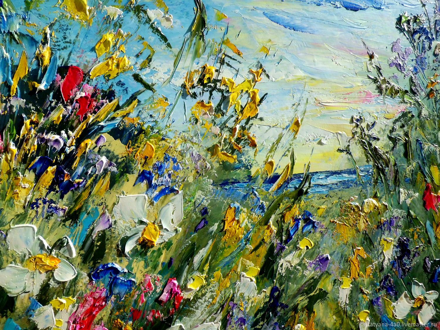 Картина"Будет новый день!", холст, масло, мастихин, 50х70 см в интернет ...