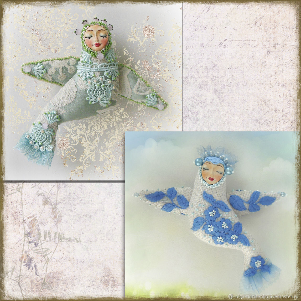 Елочные игрушки: Птицы удачи купить в интернет-магазине Ярмарка ...