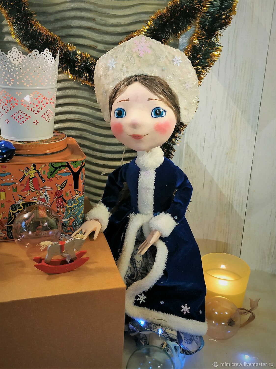 Дедушка Мороз и Снегурочка – заказать на Ярмарке Мастеров – RVDOGRU ...