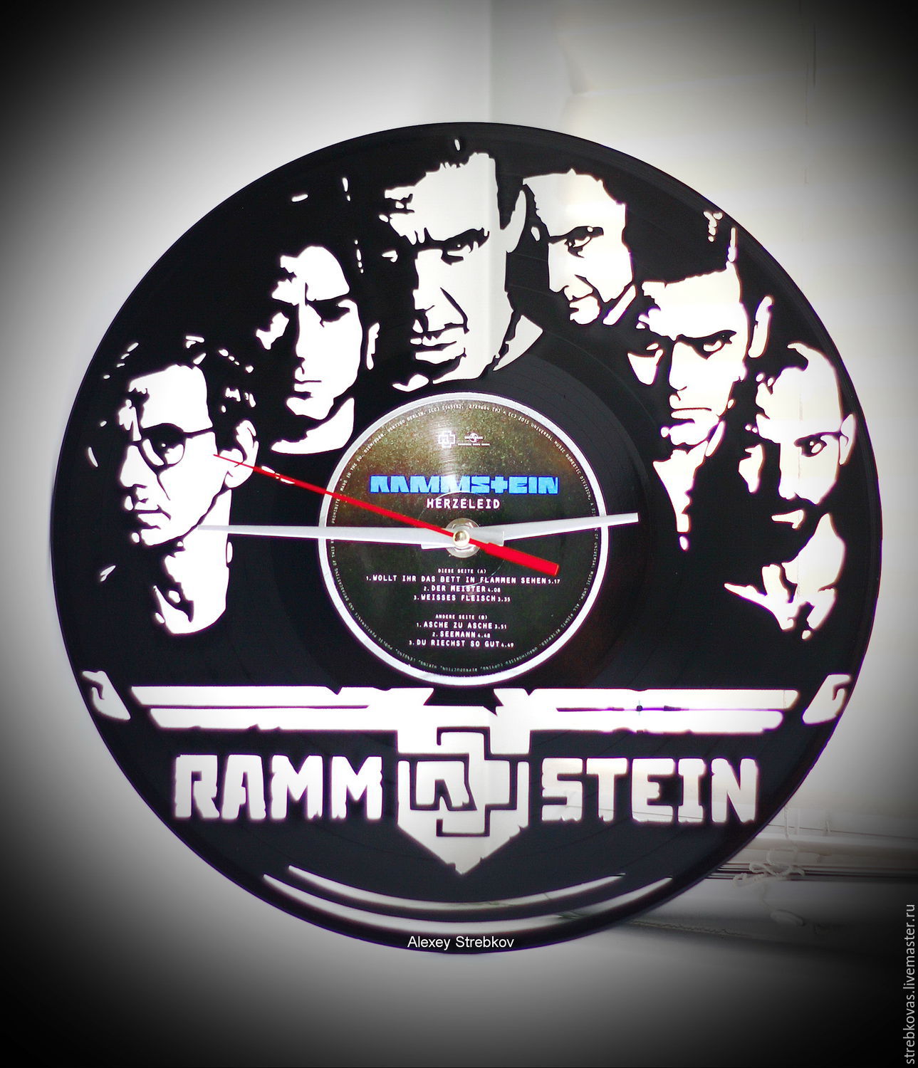 Часы из пластинки Rammstein / Рамштайн в интернет-магазине на Ярмарке ...