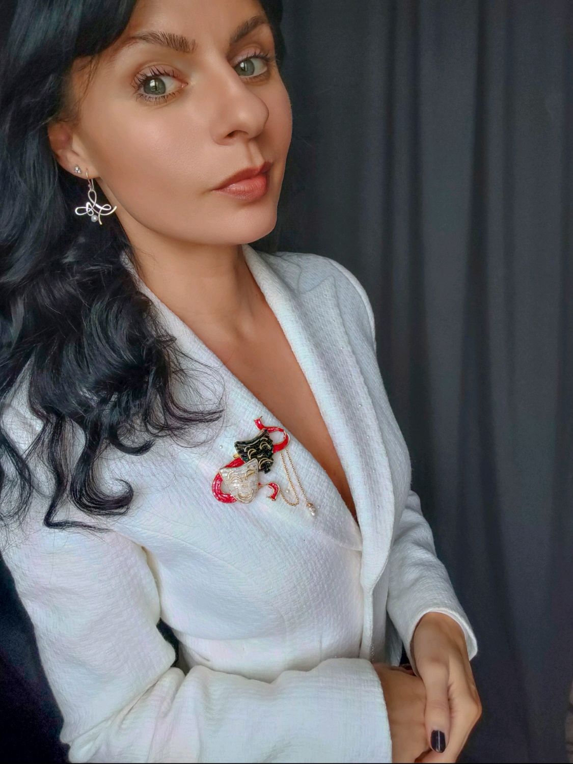 Серьги "Серебро925, жемчуг. Каллиграфия" в интернет-магазине Ярмарка Мастеров по цене 1800 ...