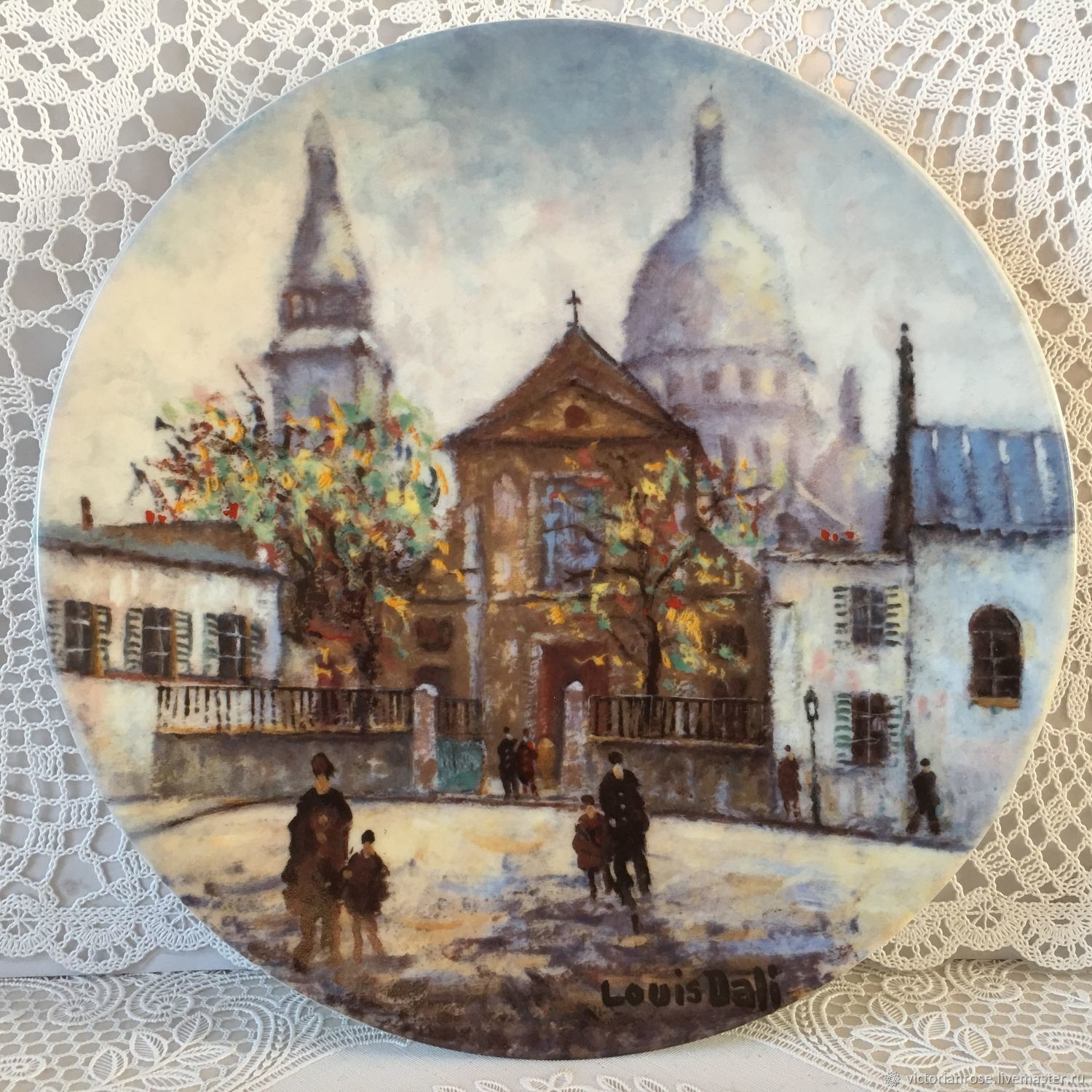 Винтаж Париж 4 Тарелка Лимож Limoges Франция купить в интернет магазине Ярмарка Мастеров по