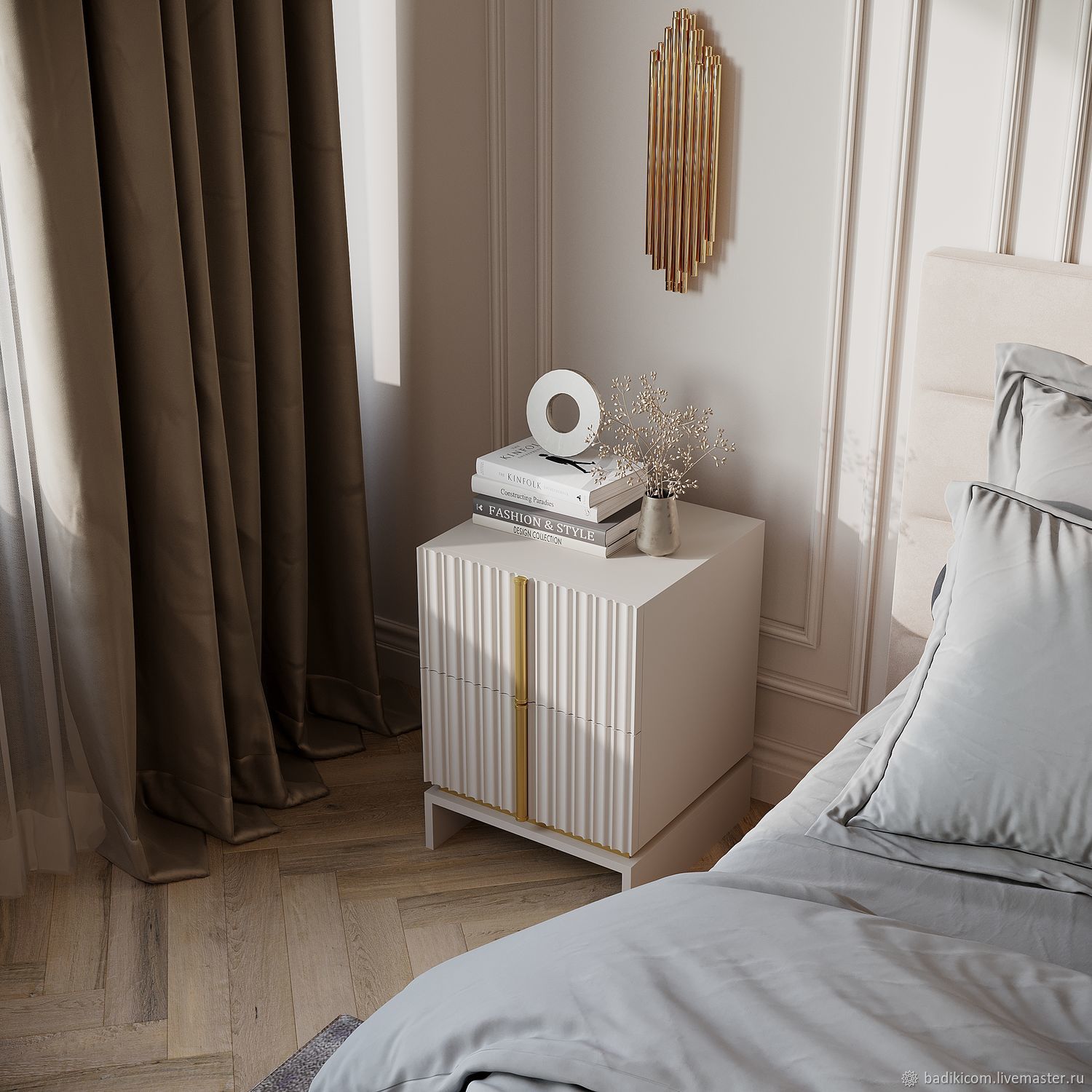 Тумбы: Прикроватная тумба Gracia в интернет-магазине Ярмарка Мастеров по цене 47000 ₽ – U0AEMRU ...