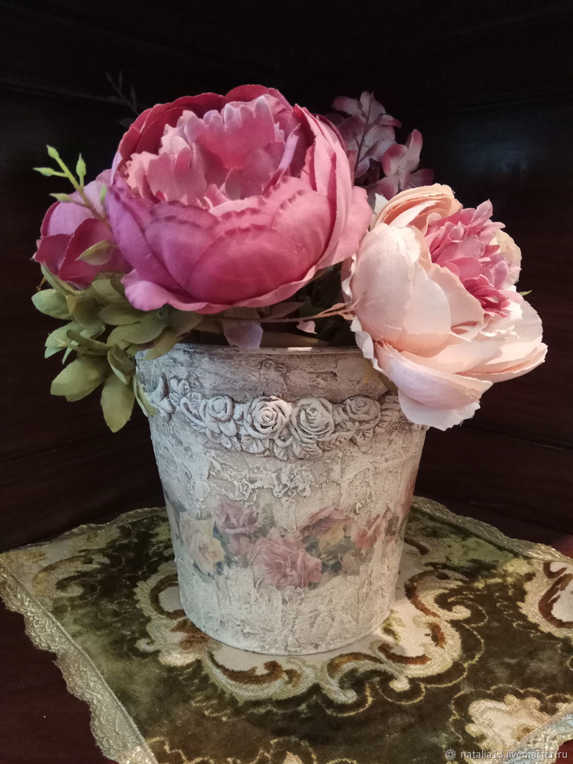 Кашпо: "Каменное" в интернет-магазине Ярмарка Мастеров по цене 3500 ...