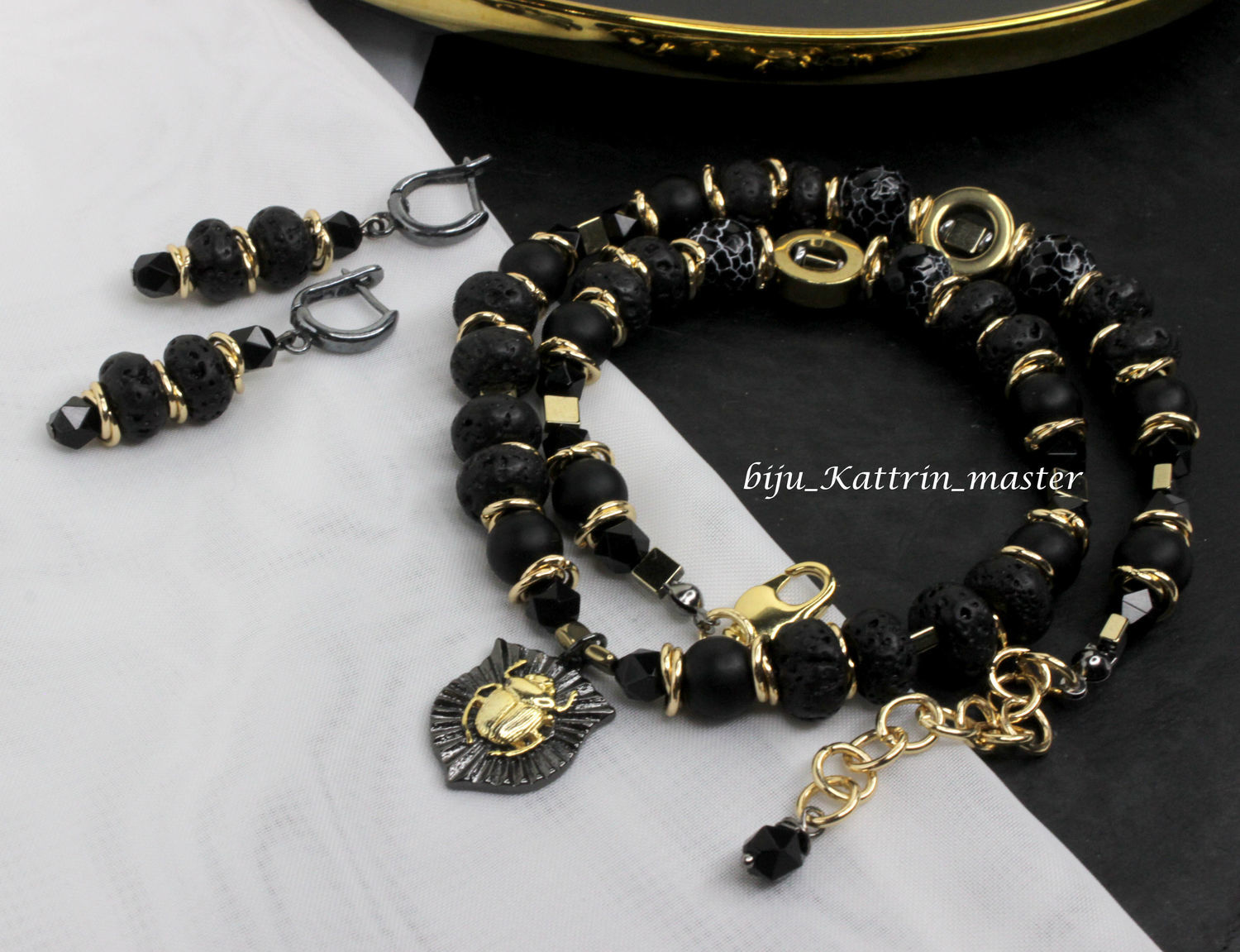 Комплект украшений "Черное золото" в интернет-магазине на Ярмарке ...