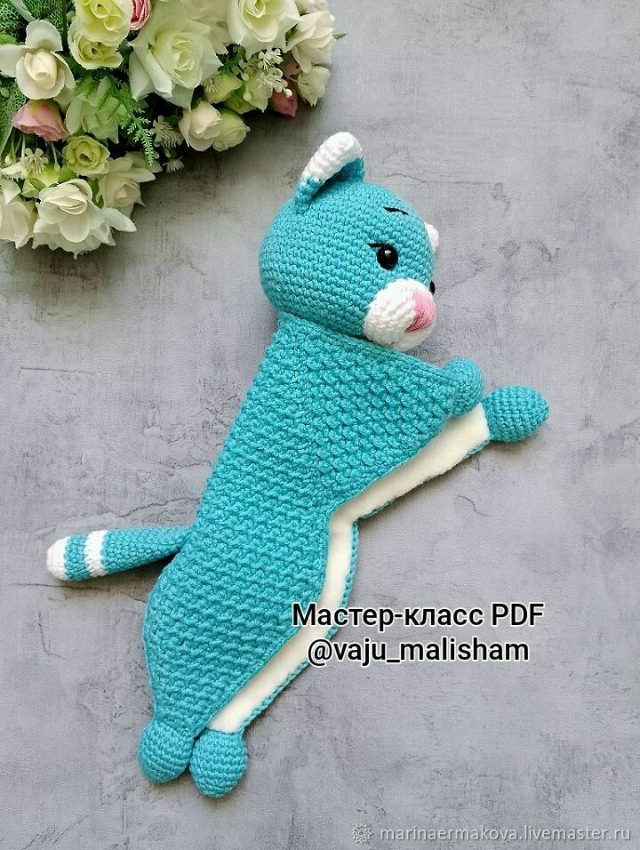 Мастер-класс в формате PDF по вязанию комфортера Мышка и Кот купить в интернет-магазине Ярмарка ...