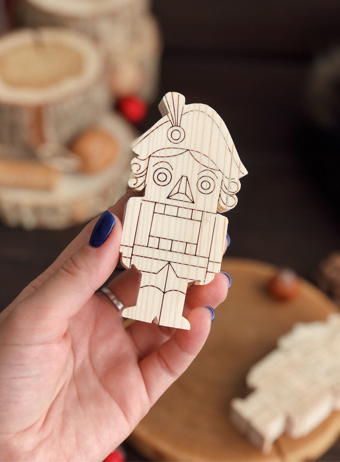 Щелкунчик деревянный для росписи 10 см в интернет-магазине Ярмарка ...