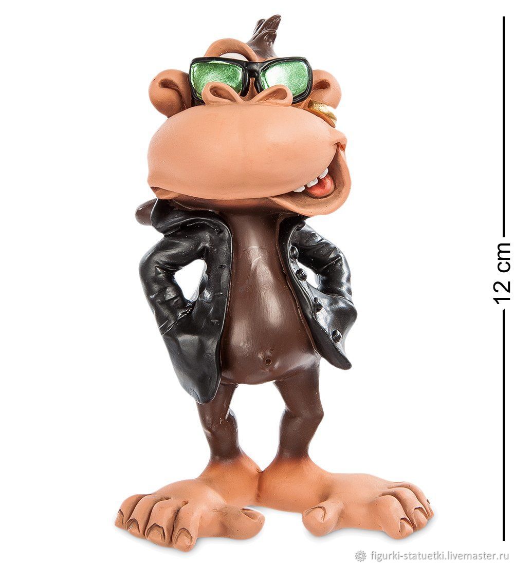 Фигурка Обезьяна "Стиляга" в интернет-магазине Ярмарка Мастеров по цене ...