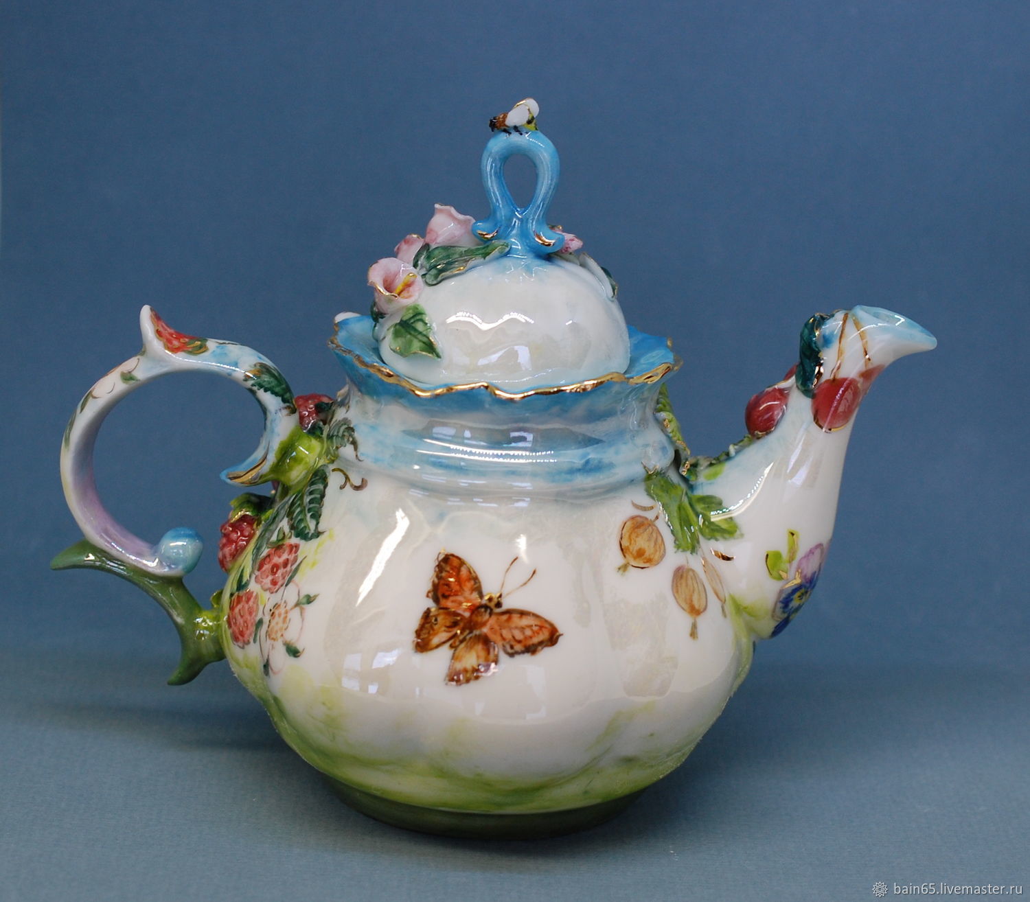 "Sweet summer" tea pot – shop online on Livemaster with shipping