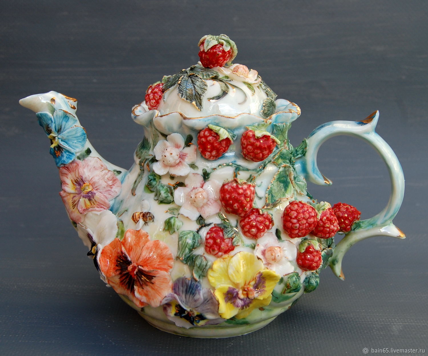 "Sweet summer" tea pot – заказать на Ярмарке Мастеров – EQNAXCOM ...