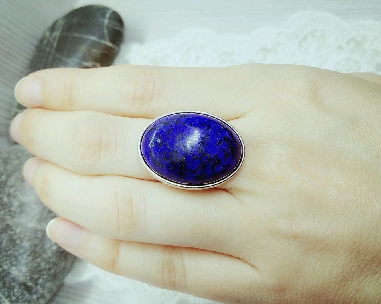 Кольцо с Лазуритом купить в интернет-магазине Ярмарка Мастеров по цене ...