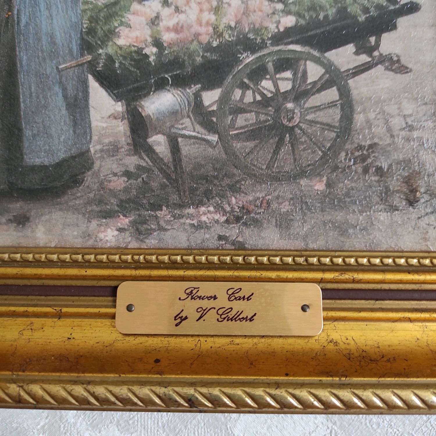 Винтаж: V, Gilbert,The Flower, картина в раме, Франция! – купить на ...