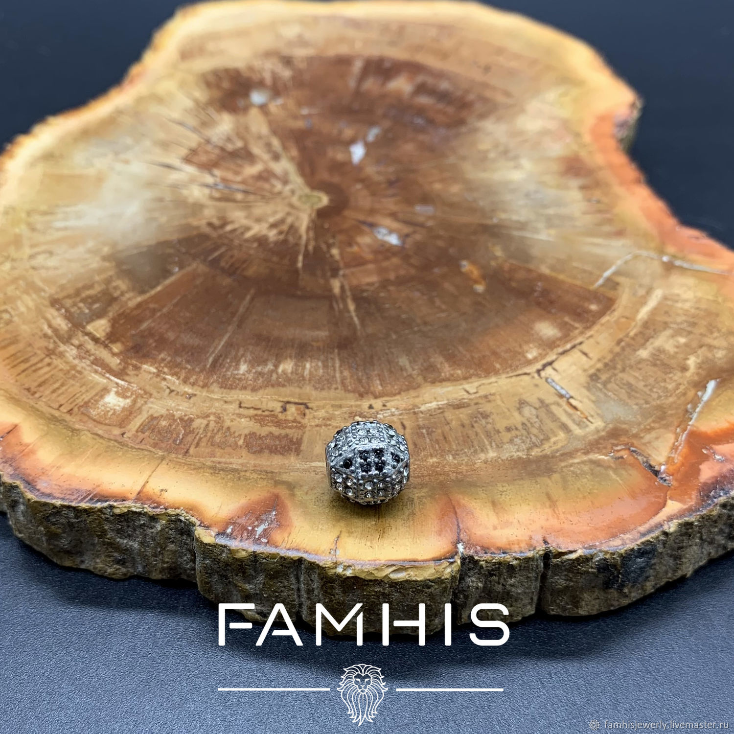 Бусина из медицинской стали 10 мм купить в интернет-магазине Ярмарка ...