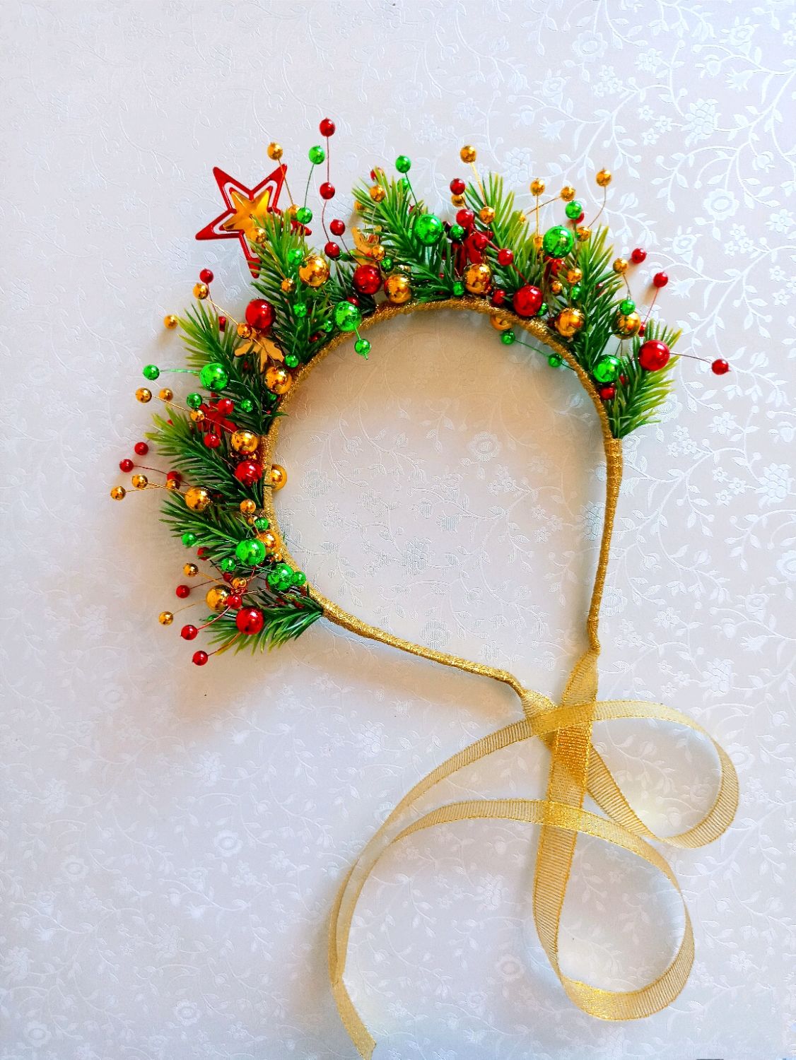 Новогодний ободок Ëлочка купить в интернет-магазине Ярмарка Мастеров по ...