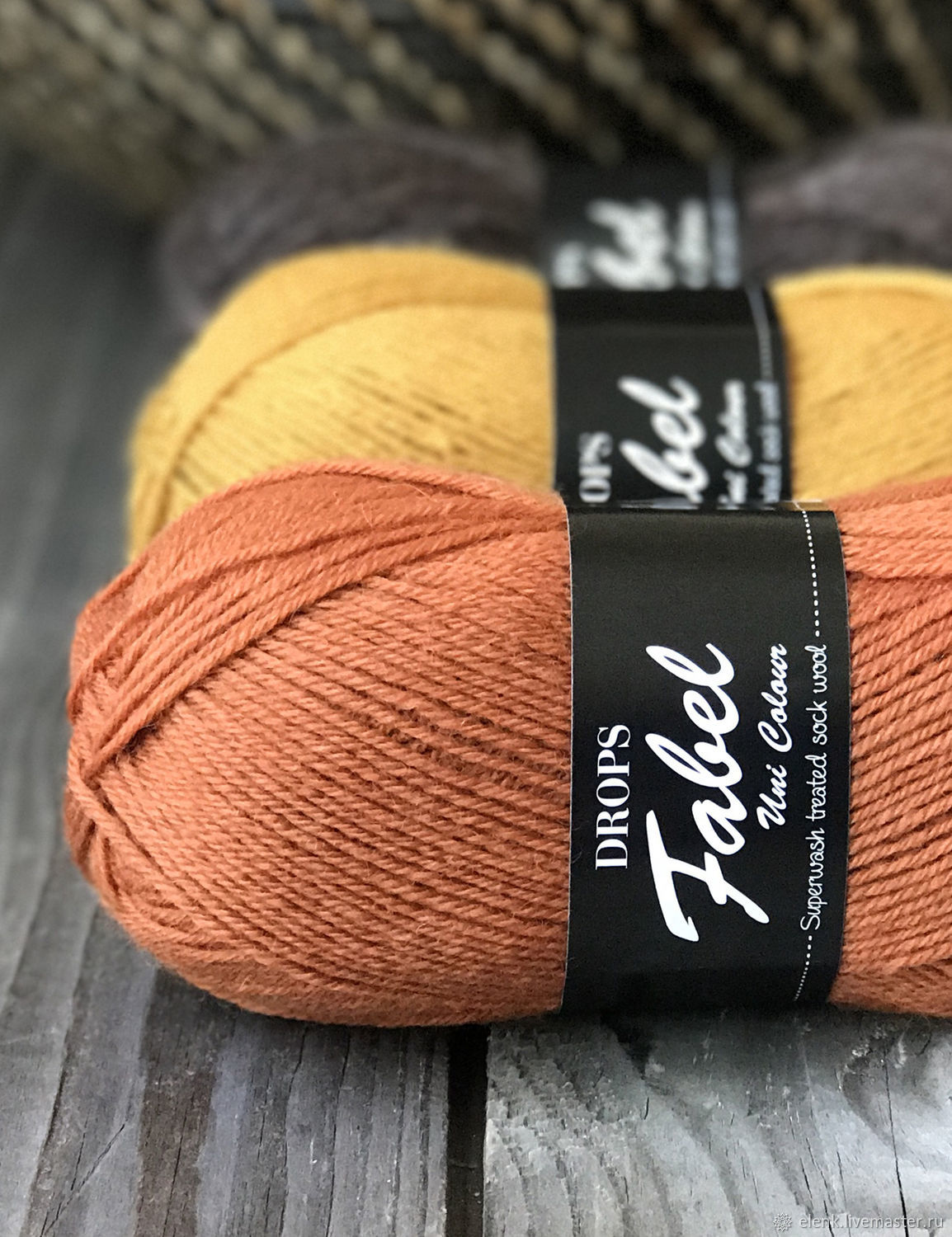 Пряжа носочная DROPS Fabel Uni Color в интернет-магазине на Ярмарке ...