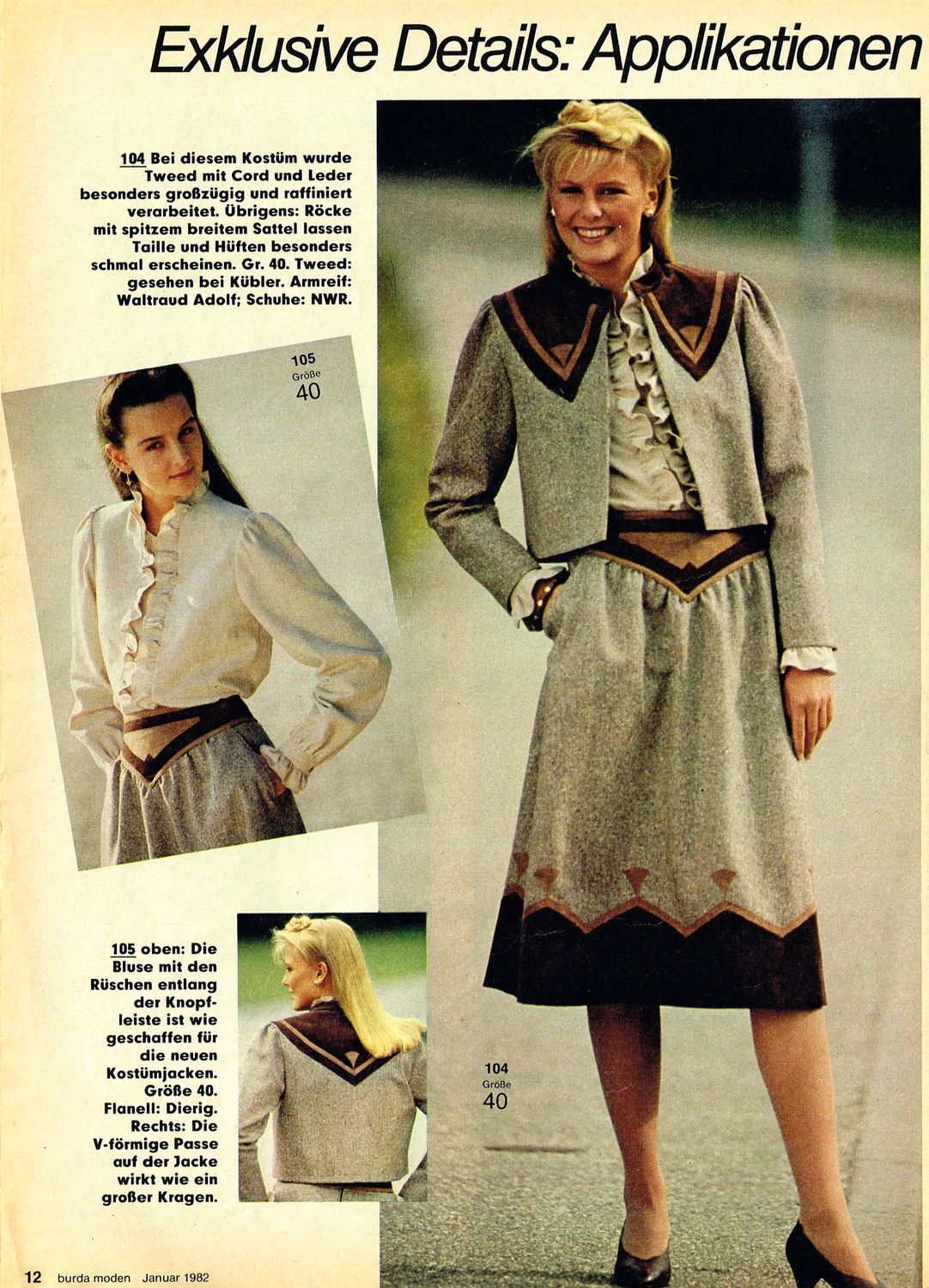 Журнал Burda Moden № 1/1982 в интернет-магазине Ярмарка Мастеров по ...