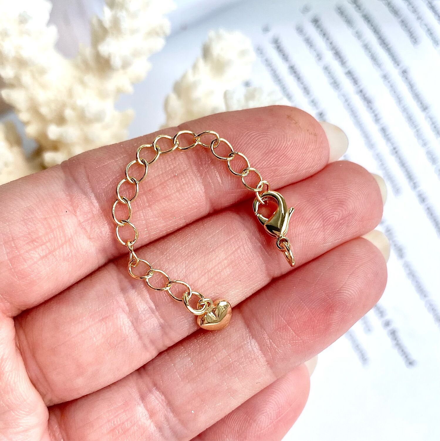 Карабин 10 мм с удлинителем, позолота по латуни купить в интернет ...