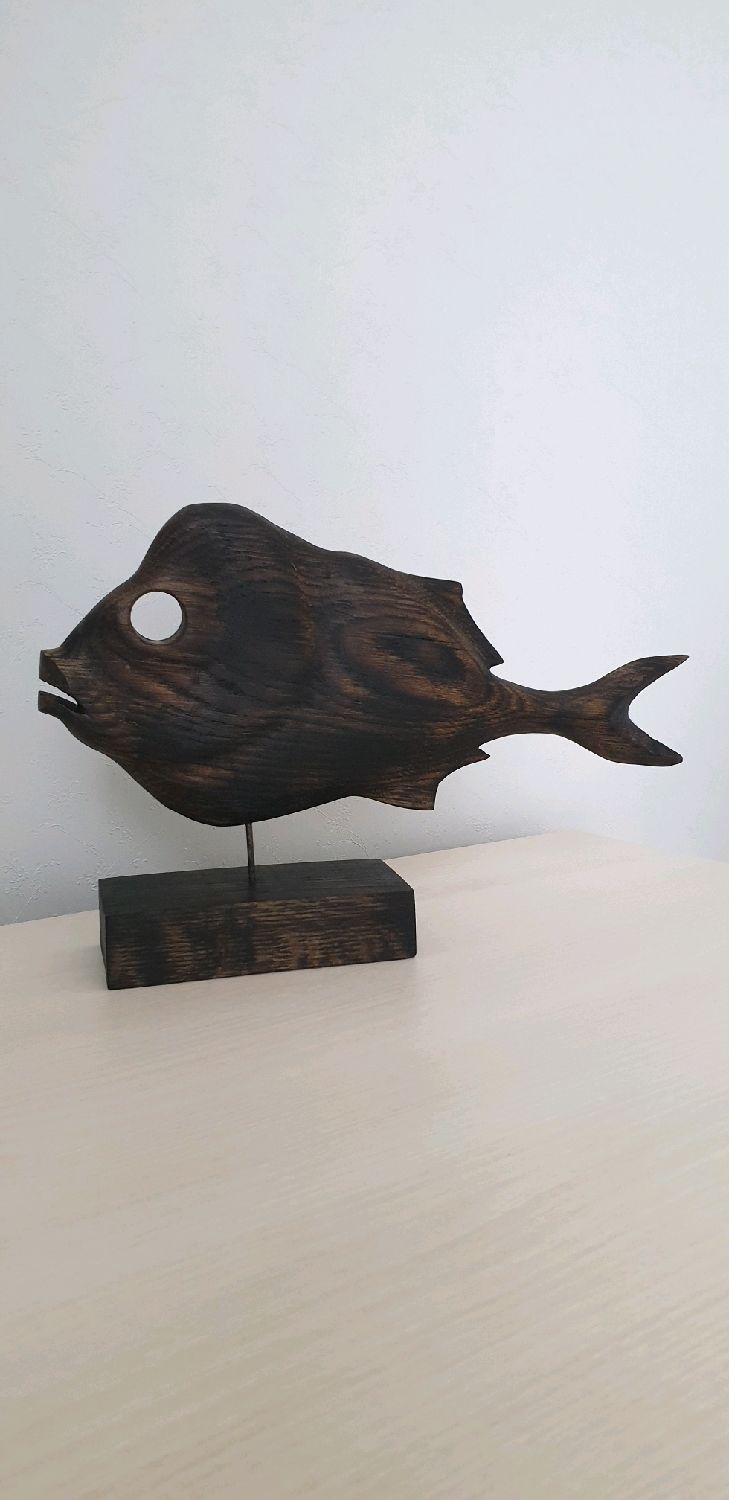 Рыба из дерева в интернет-магазине на Ярмарке Мастеров | Скульптуры ...