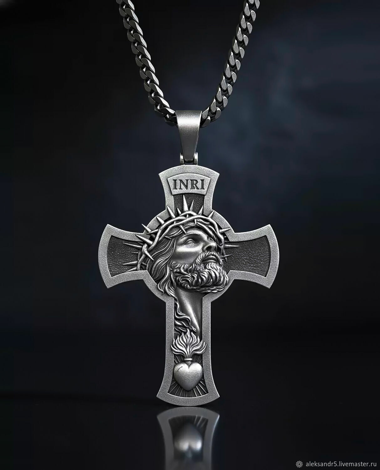 Крестик: Cross Jesus 2 на заказ в интернет-магазине Ярмарка Мастеров по ...