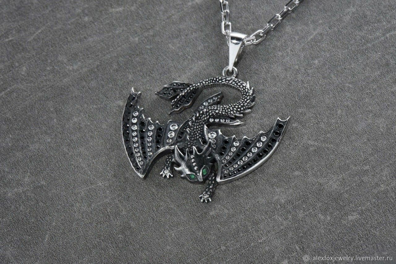 Подвеска Дракон купить в интернет-магазине Ярмарка Мастеров по цене ...