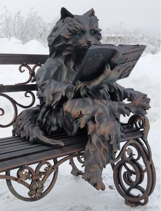 Скульптура Кот Бегемот в интернет-магазине Ярмарка Мастеров по цене ...