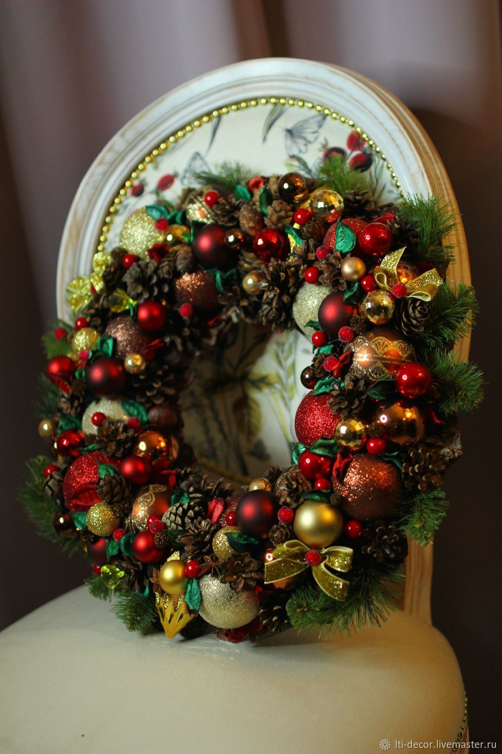 Новогодний веночек Big в интернет-магазине на Ярмарке Мастеров ...