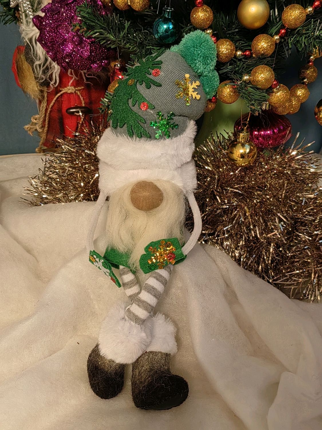 Новогодний гном, скандинавский гном, гномы на новый год, подарки в ...