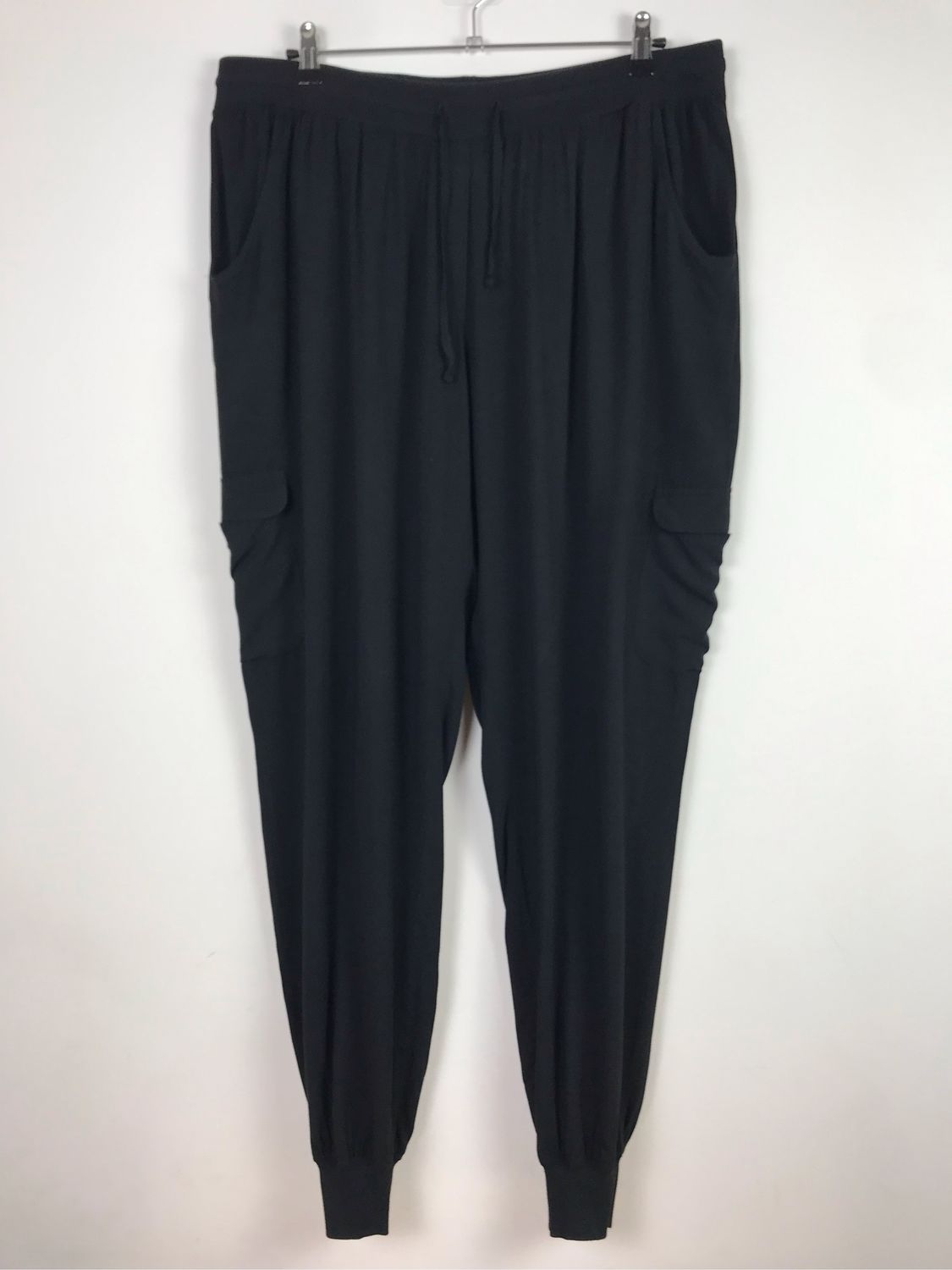 Винтаж: 56-60 Вискоза 100% Брюки женские летние YESSICA Цвет черный ...