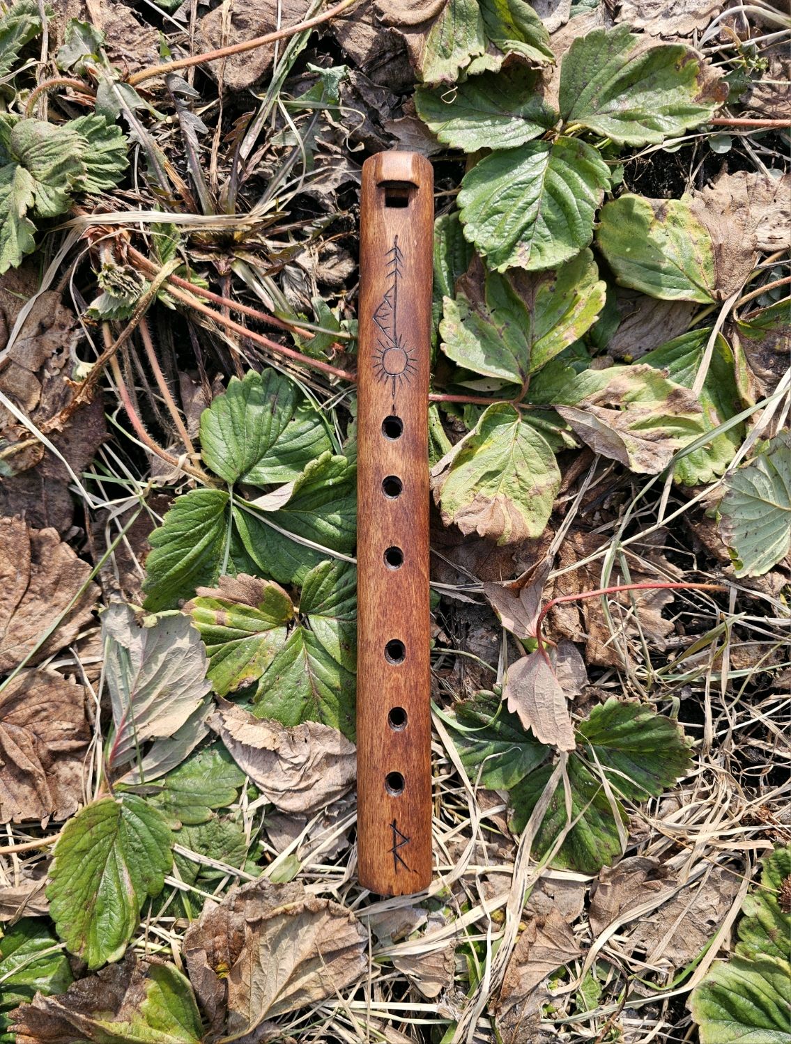 Лесная флейта из берёзы в тональности G# 432 Hz купить в интернет ...