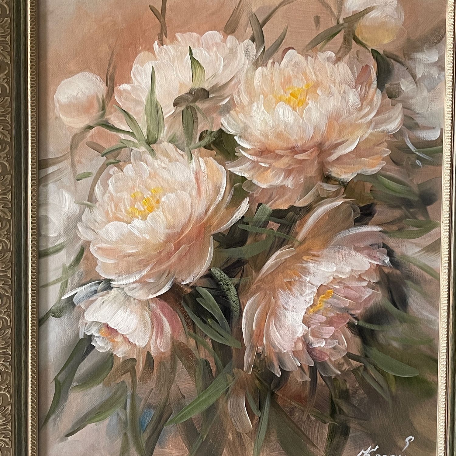 Белые пионы в интернет-магазине Ярмарка Мастеров по цене 22000 ...