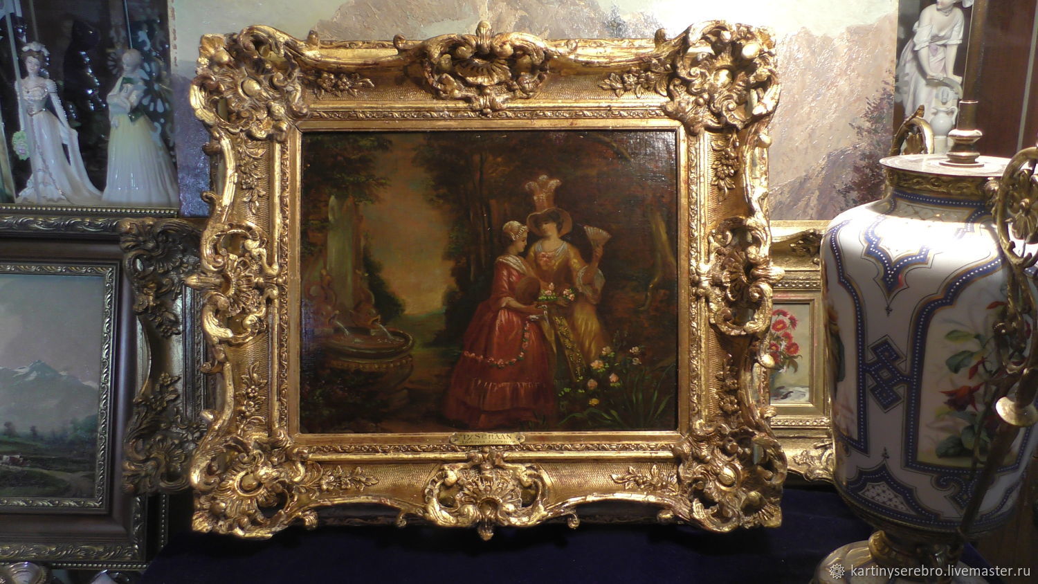 Картина.19 век.Paul Schaan.Франция.Масло.Воспоминания в интернет ...