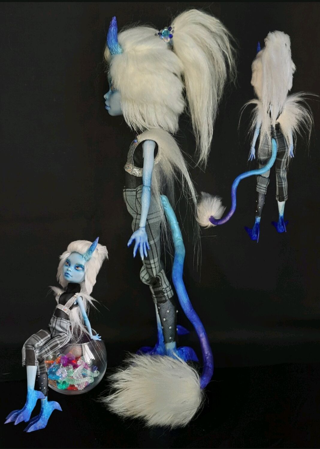 Кукла ООАК "Monster High" Ice Demon Rock (Эбби Боминейбл) в интернет ...