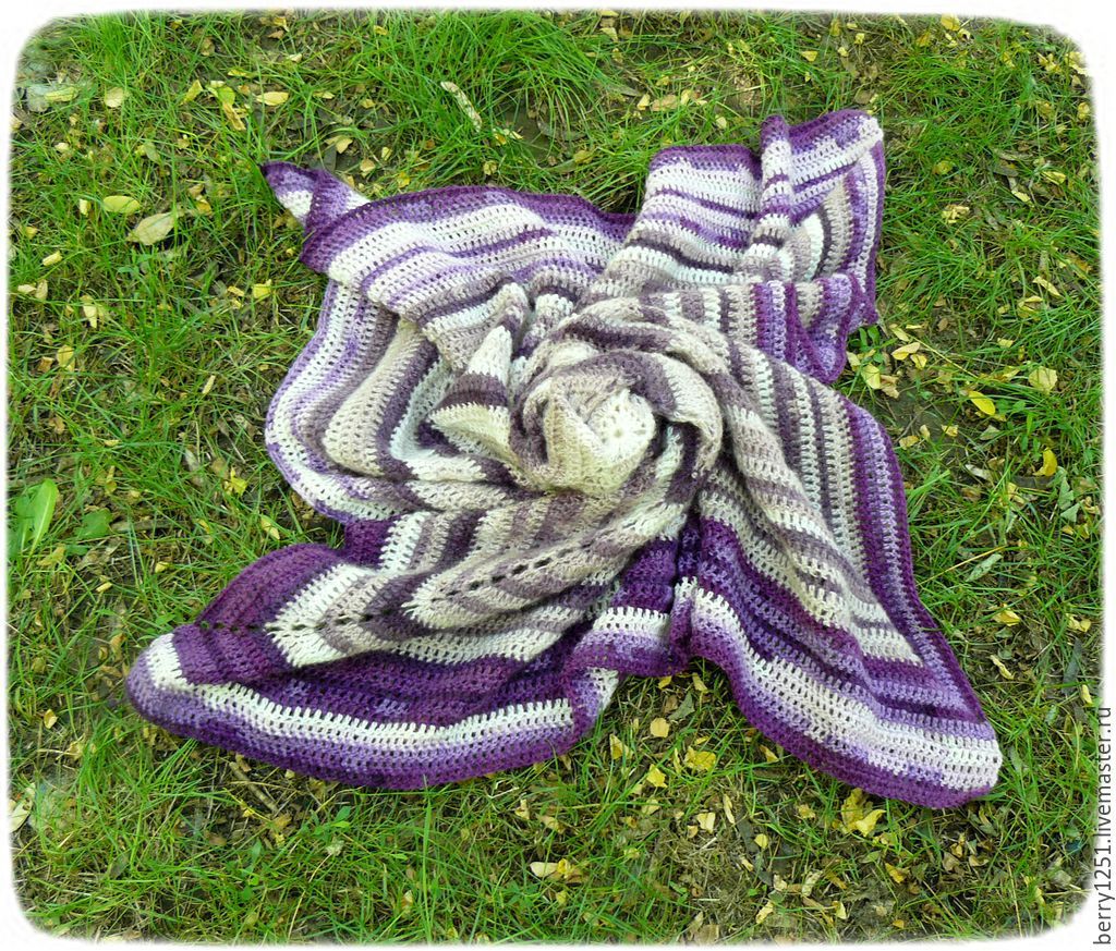 Детское вязаное одеяло, плед в интернет-магазине на Ярмарке Мастеров ...