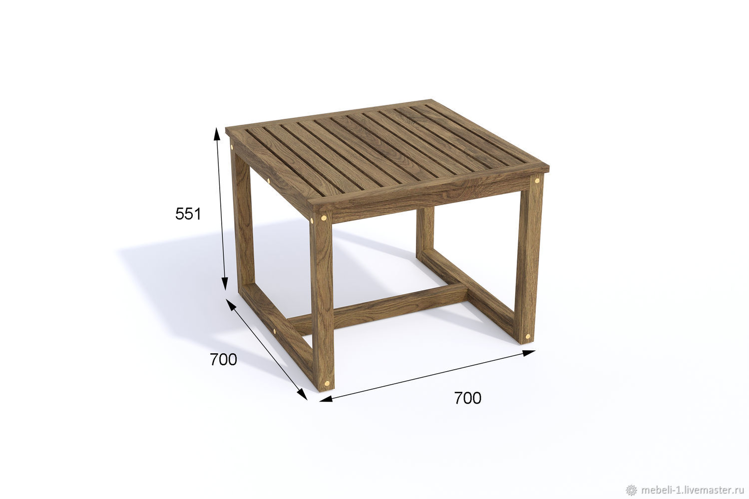 Стол маленький садовый. Деревянный стол для сада или дачи в интернет ...