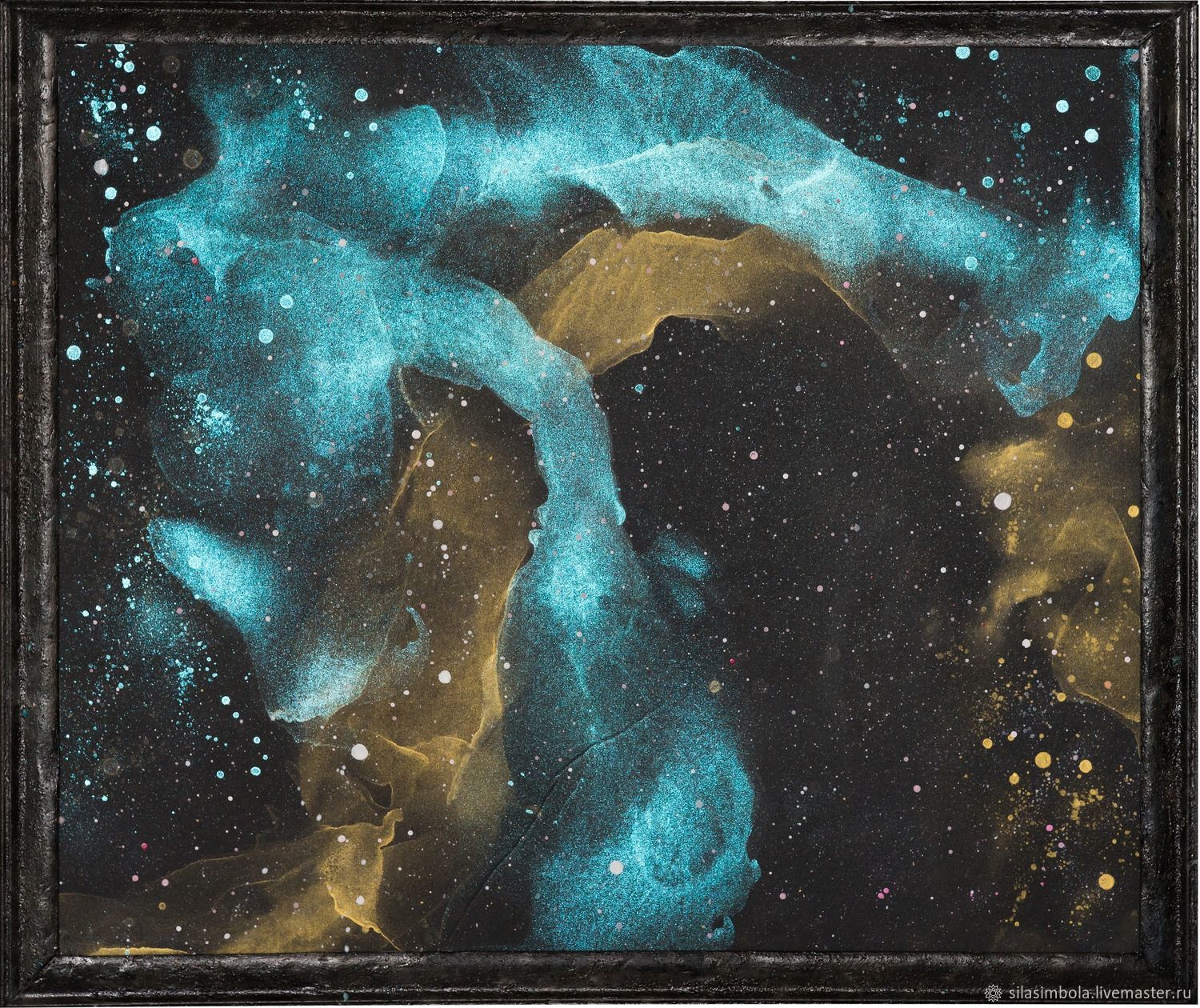 Andromeda black в интернет-магазине на Ярмарке Мастеров | Панно, Москва ...