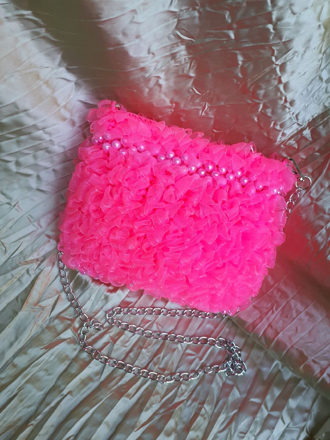 Нарядная яркая сумочка из органзы в интернет-магазине Ярмарка Мастеров ...